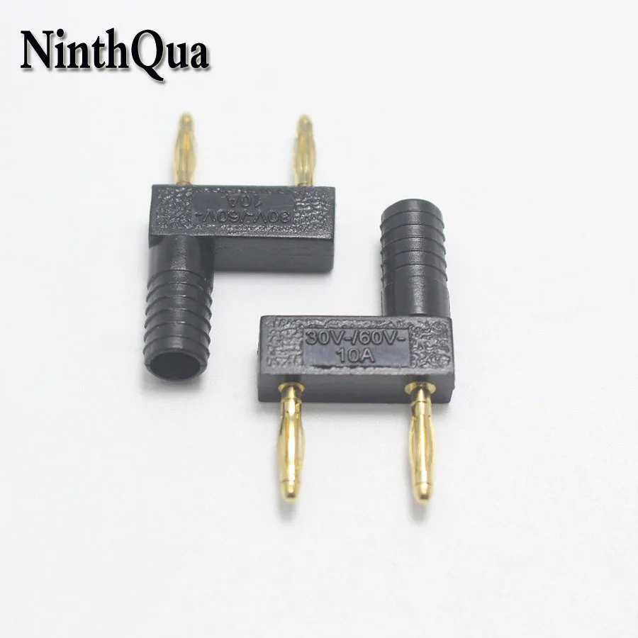10pcs 2mm Banana Plug,short Circuit Plug Jumper 12mm Pitch 1 Female To ...