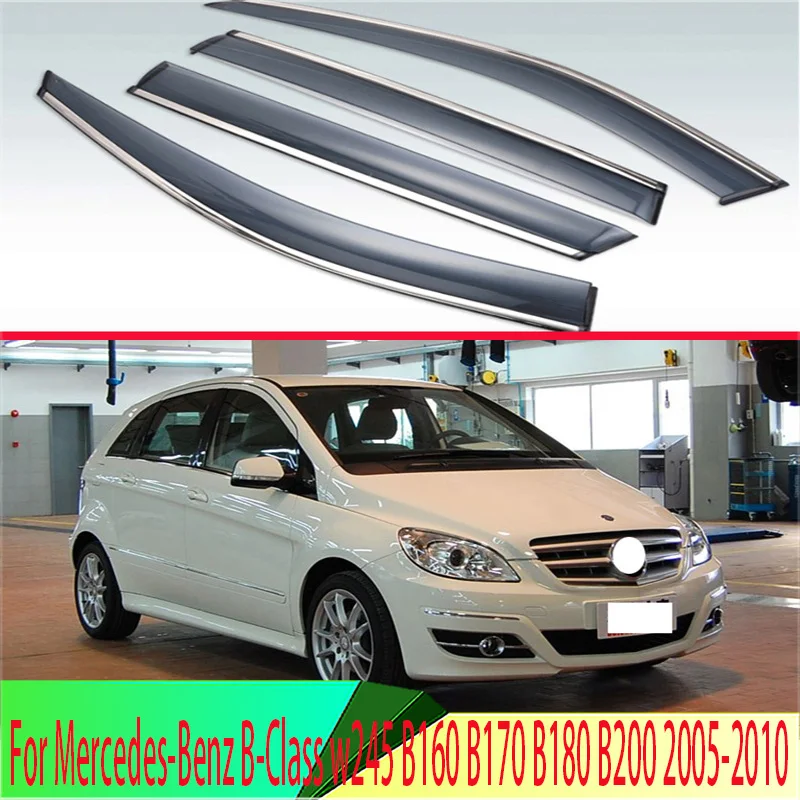 Plastic Exterior Visor Vent Shades Window Sun Rain Guard Deflector For ...