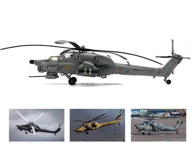 Military Attack Helicopters Side View