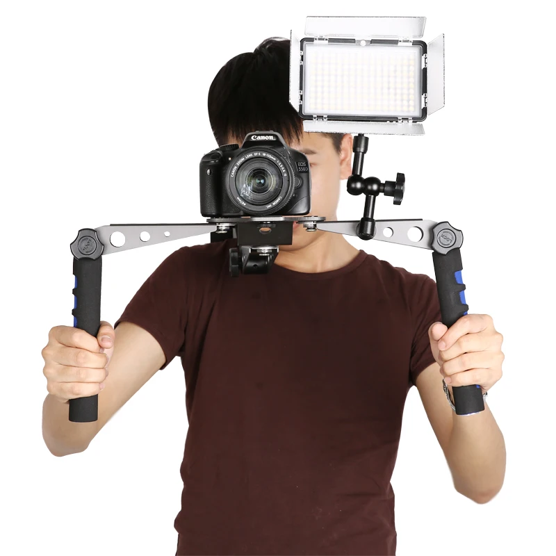 Camera Shoulder Holder Bracket Stand | Hand Grip Stabilizer Camera ...