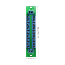 Evemodel 2 Units Double-layer Power Distribution Board 2 Inputs 2 X 13 ...