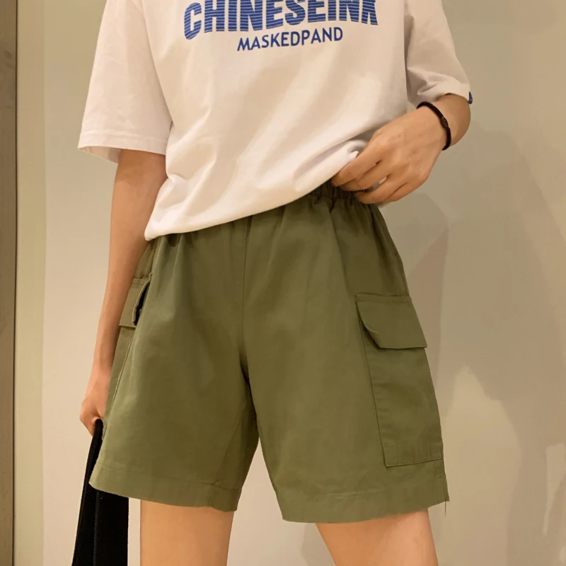 Female Cute Japan Kawaii Casual Loose Wide Leg Shorts Women's Short ...