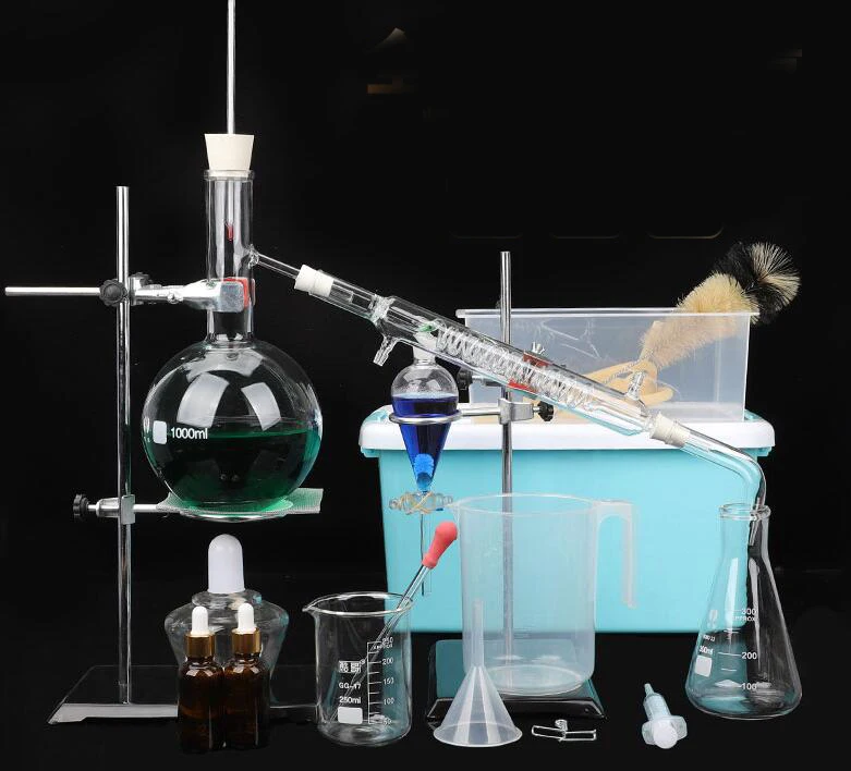 1000ml-distillation-set-test-tube-condenser-tube-holder-glassware ...