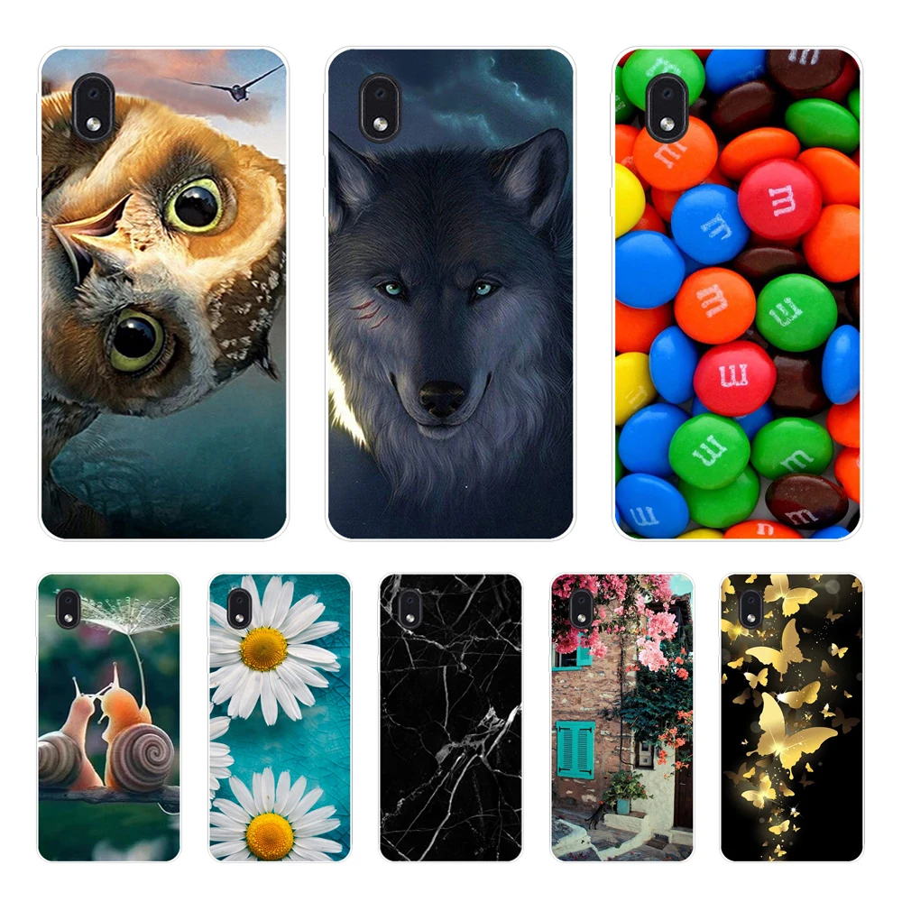 For Samsung Galaxy A01 Core Case Back Cover Soft Silicone TPU Phone ...