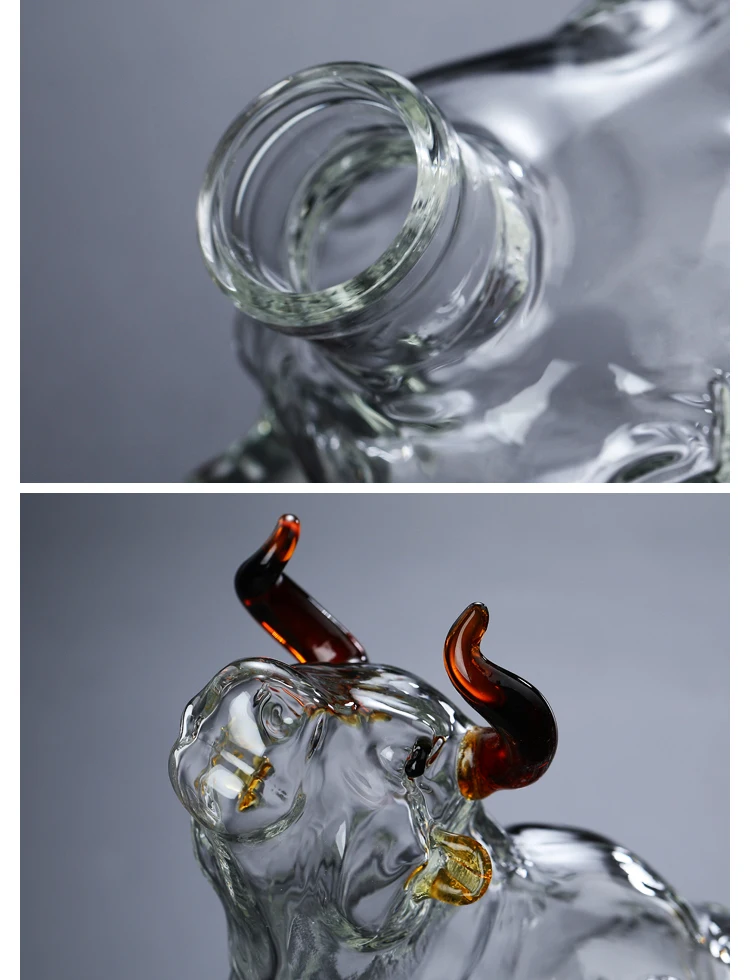 250ML - Carafe à whisky en forme de vache, Style Animal, Pour Bar ...