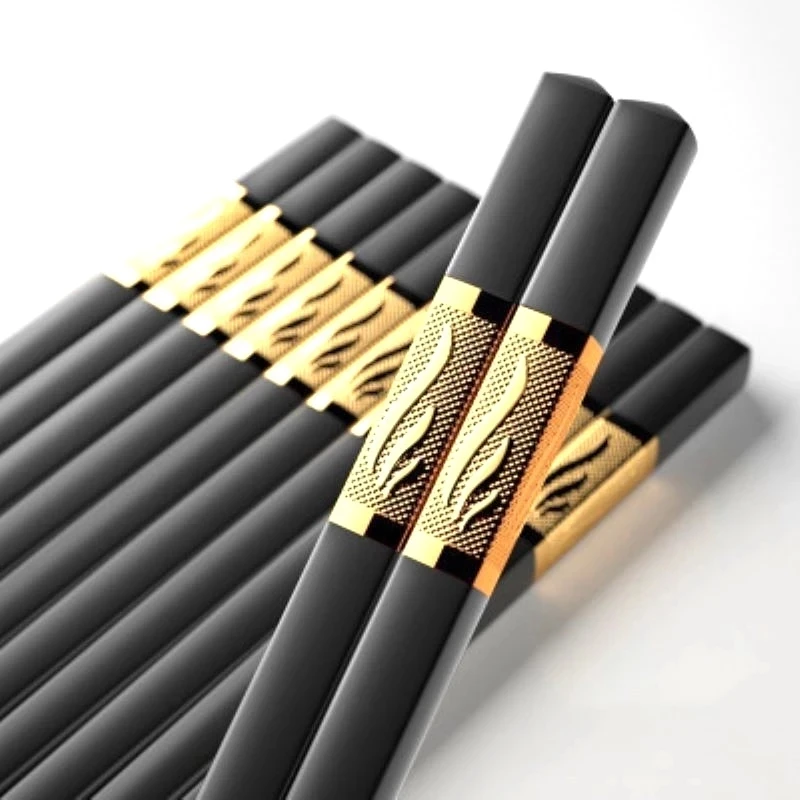 Chinese Food Chopsticks | Alloy Chopsticks Tableware | Sticks Food ...