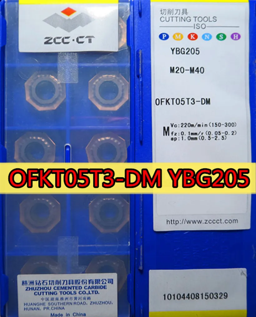 OFKT05T3-DM-YBG205-100-original-Zcc-ct-Carbide-insert-Processing ...