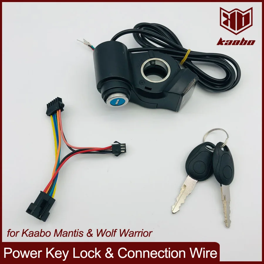 Power Key Lock Ignition Connection Wire Original Parts for Kaabo Mantis ...