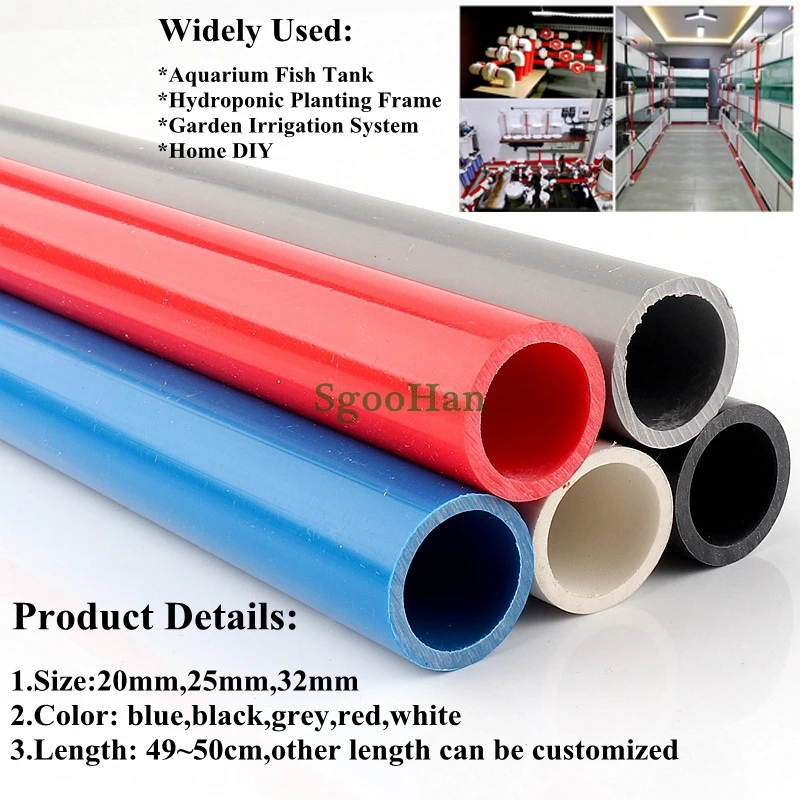 1pc-20-75mm-UPVC-Tube-Aquarium-Fish-Tank-PVC-Pipe-Home-Garden ...