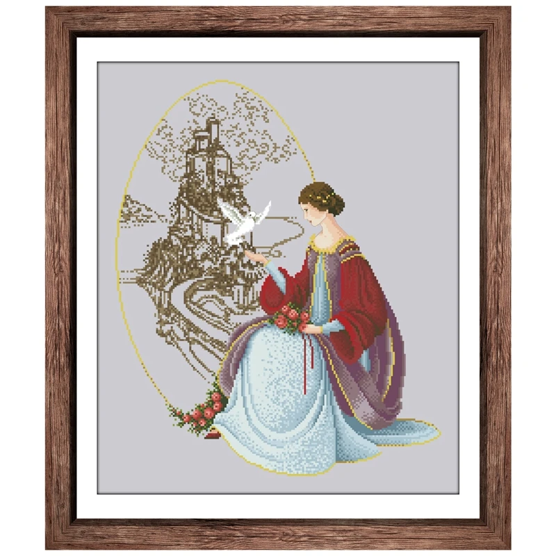 Once-upon-a-time-cross-stitch-kit-fairy-pattern-design-18ct-14ct-11ct ...