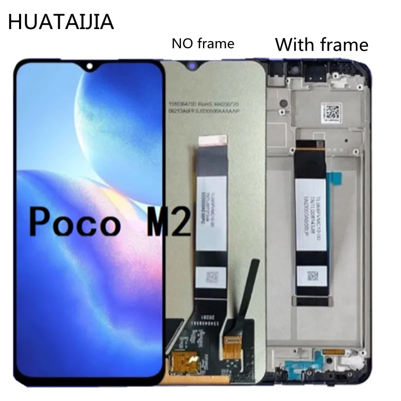 New 6.53 Inch Lcd Display Touch Screen Digitizer For Xiaomi Poco M2 ...