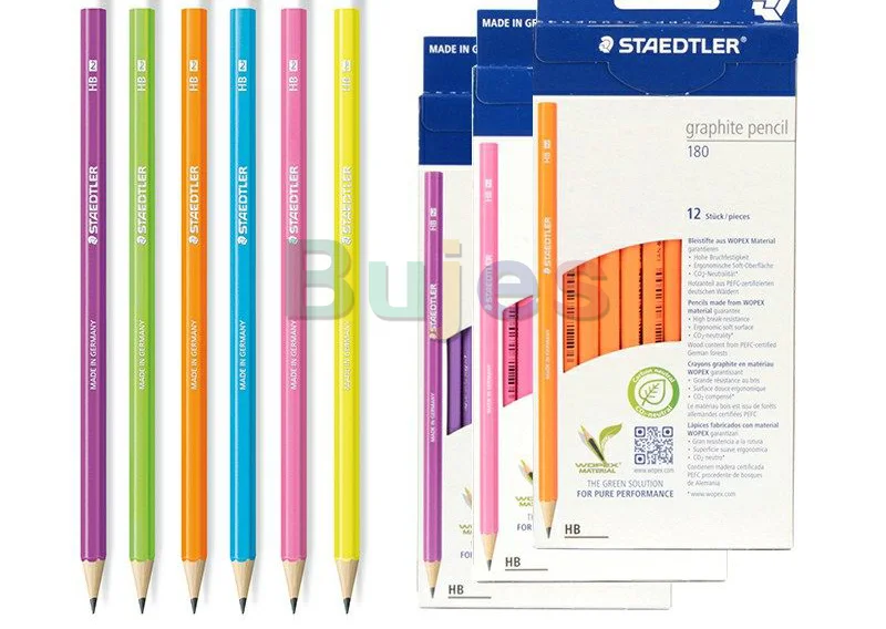 Original-Germany-STAEDTLER-wopex-2h-hb-2b-office-pencil-for-student ...
