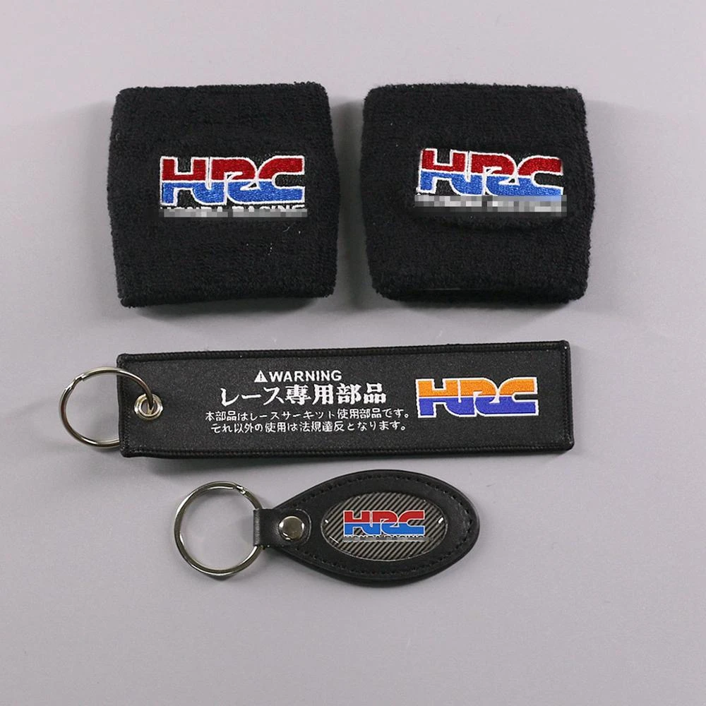 Motorcycle Front Fluid Oil Brake Reservoir Sock Cover For Honda HRC ...