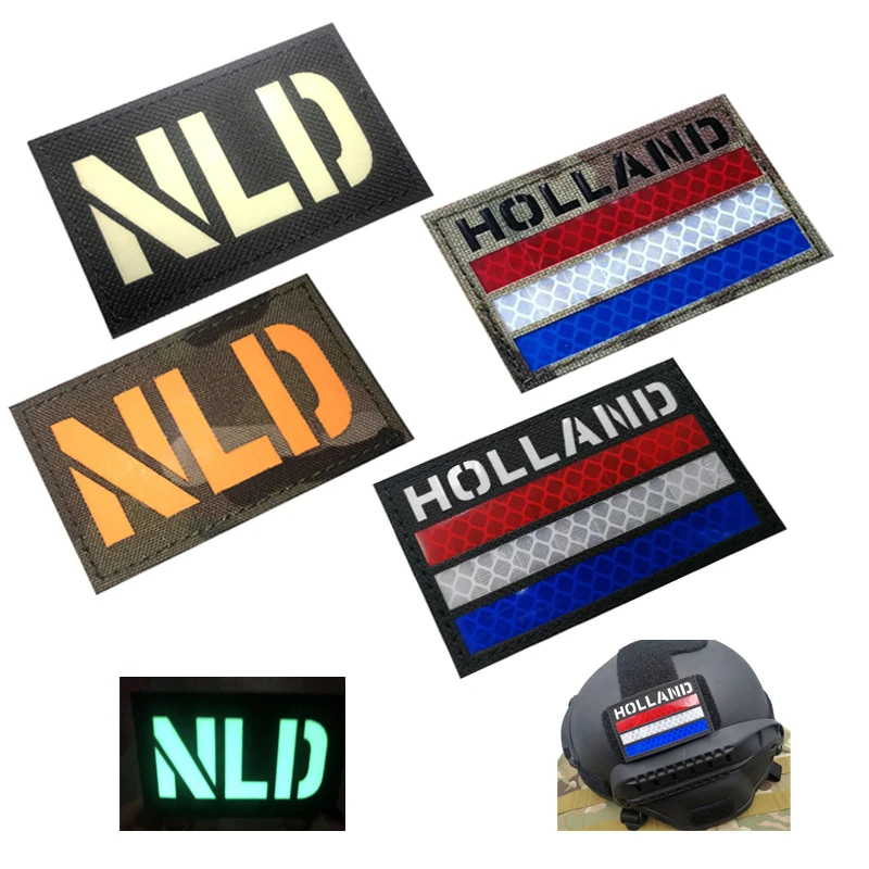 The-Netherlands-Flag-Infrared-Reflective-IR-Patch-NLD-Holland-National ...