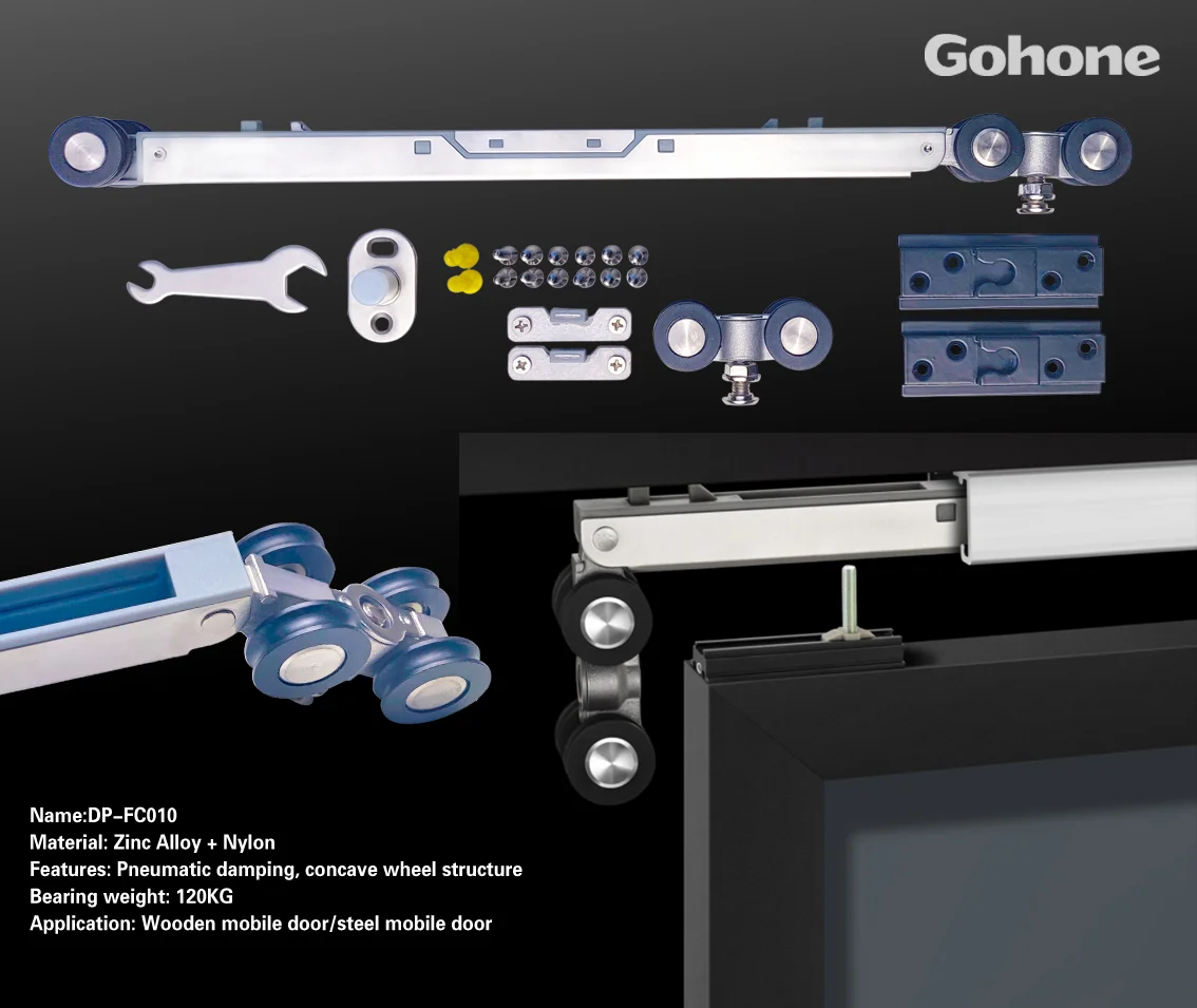 Two-way-buffer-hanging-wheel-mute-sliding-door-pulley-sliding-door ...