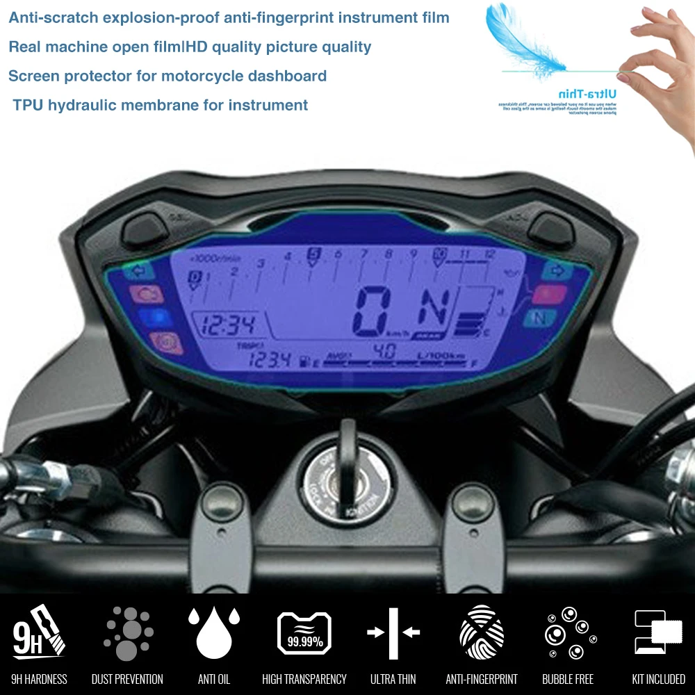 Motorcycle Cluster Scratch Protection Film Screen Protector For Suzuki ...