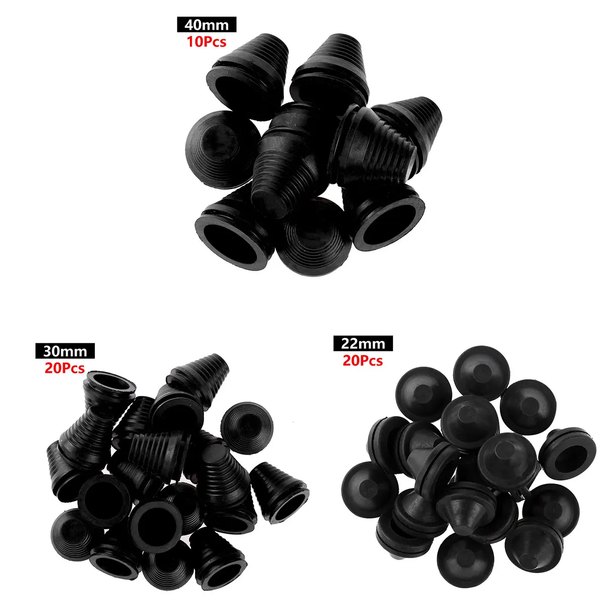 10-20pc-Rubber-Wire-Hole-Dust-Covers-Plugs-Tapered-Cable-Seal-Ring ...