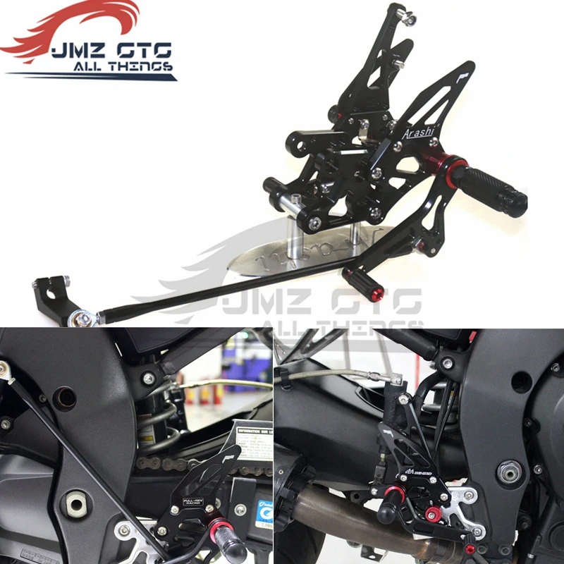 Motorcycle CNC Adjustable Rear Set Rearsets Footrest Foot Rest For ...