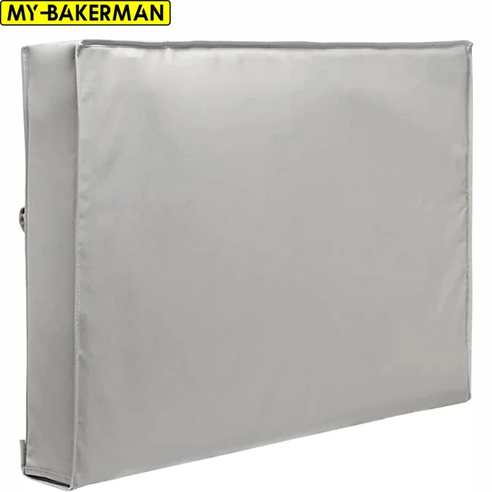 Grey-Outdoor-TV-Screen-Cover-Weatherproof-Universal-Protector-Dustproof ...