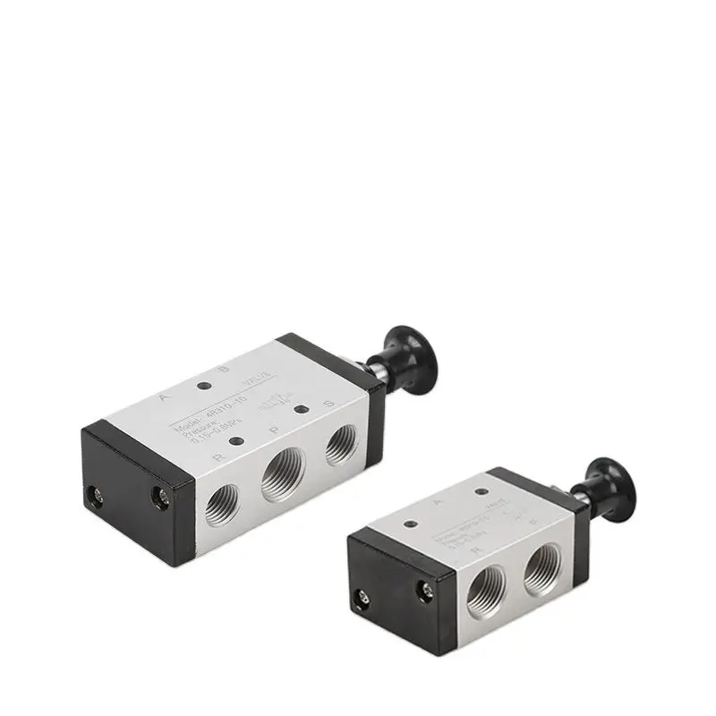 Solenoid Valve Pneumatic Manual Hand Pull Valve 3R/4R110/210/310/410-06 ...