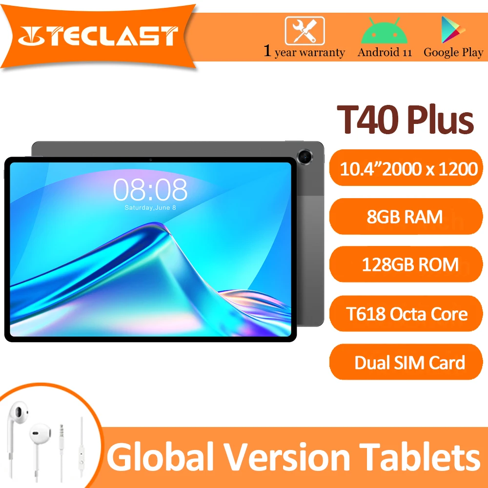 Teclast Tableta T40 Plus, tablet PC con pantalla de 10,4 pulgadas y ...