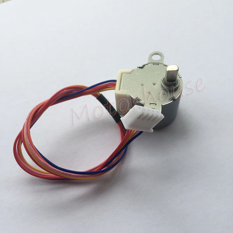 Micro Gear Stepper Motor 24byj48 Dc 12v 4 Phase 5 Wire Set - AliExpress