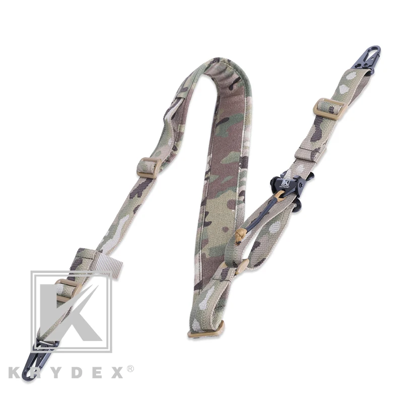 Krydex Tactical Rifle Sling Removable 2 Point / 1 Point 2.25" Padded ...