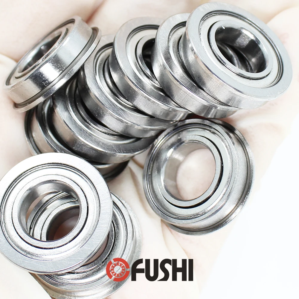 SF6701ZZ-Flange-Bearing-12x18x4-mm-10PCS-Double-Shielded-Stainless ...