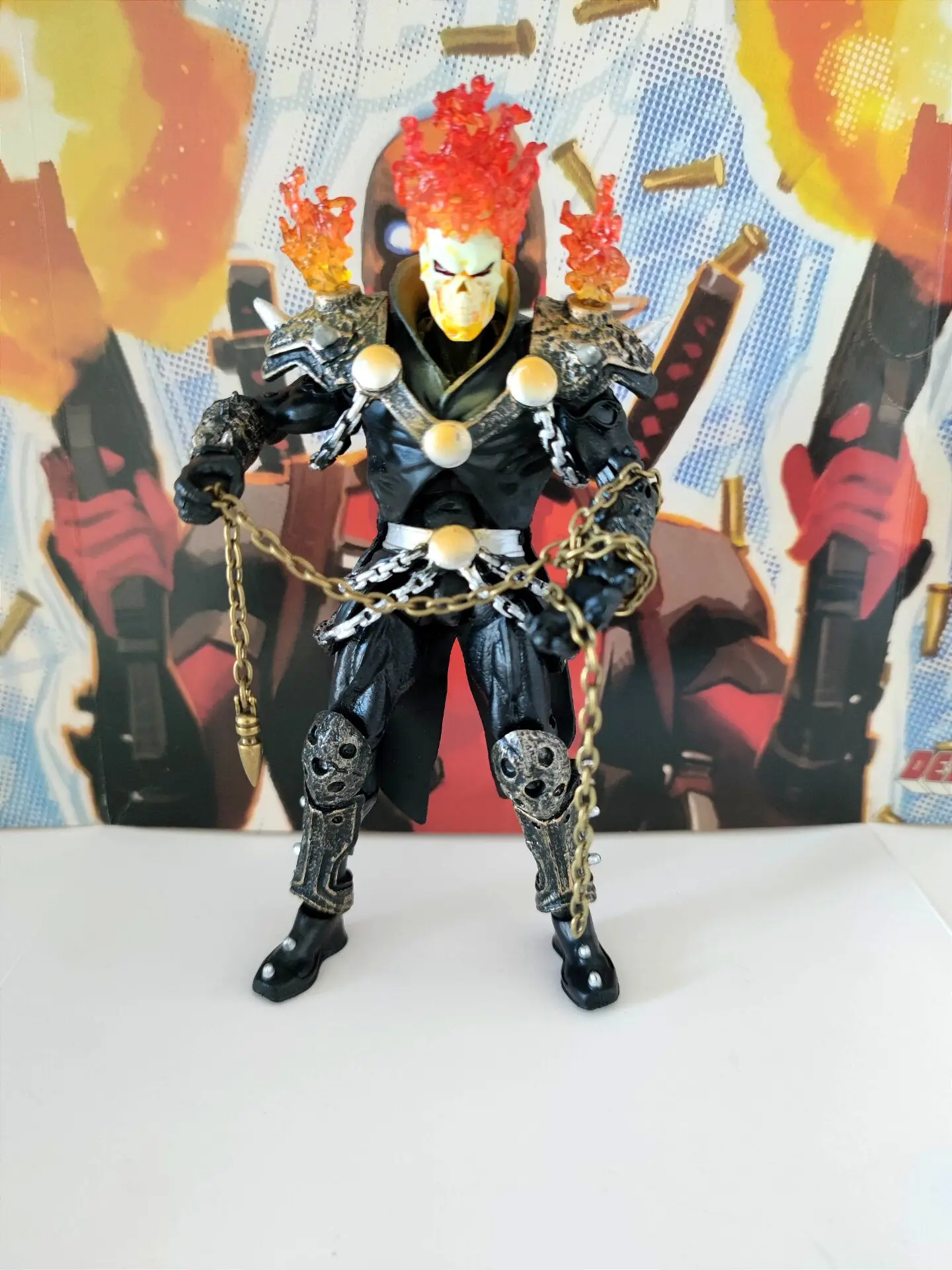 Marvel Legends Ghost Rider Orange Teraxx Wave 6" Action Figure