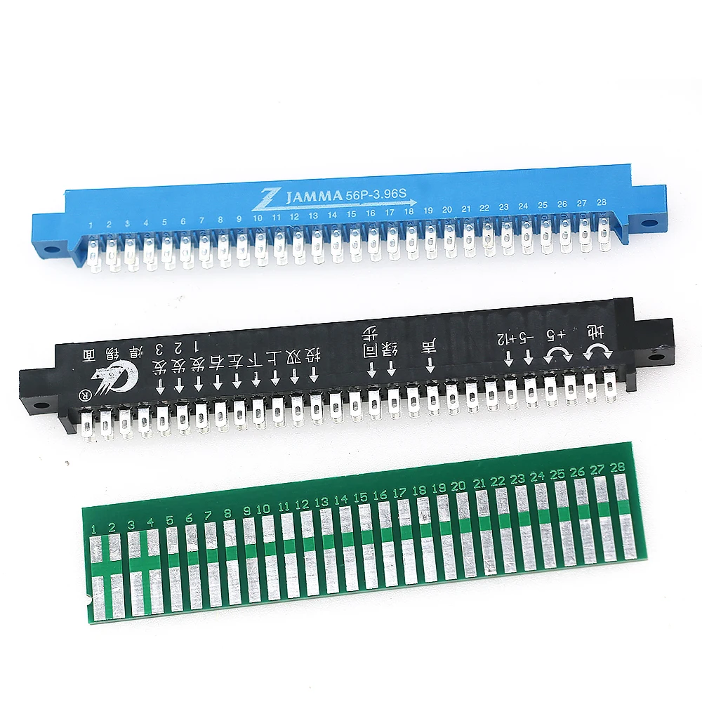 28 Pin Jamma Female Connector Arcade Machine Wire Harness Golden Finger ...