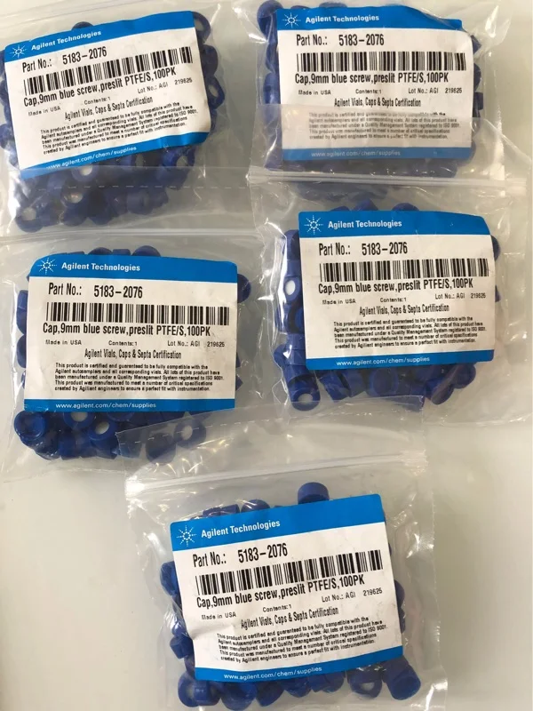 1PCS Agilent 병 사전 오픈 뚜껑 5183 2076 5190 7023 5185 5824 5185 5865 100 개/갑 ...