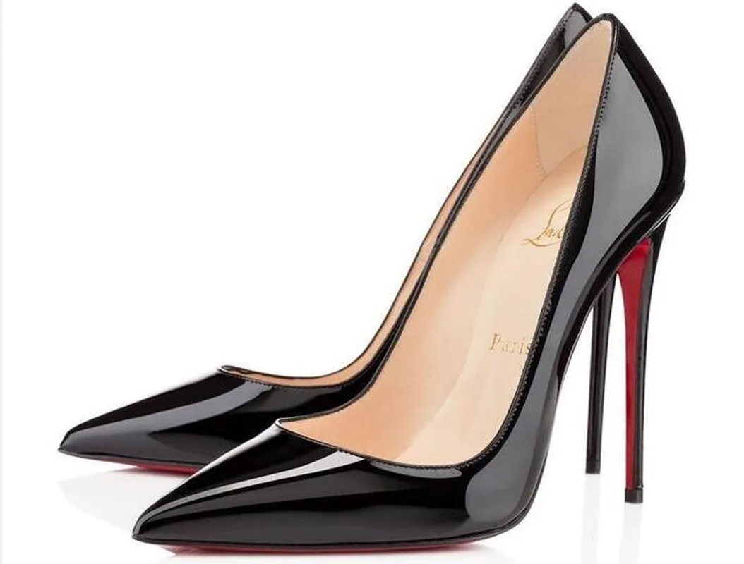 2021 Luxury Genuine Leather Woman Shoes High Heels Pumps Thin Sexy High ...