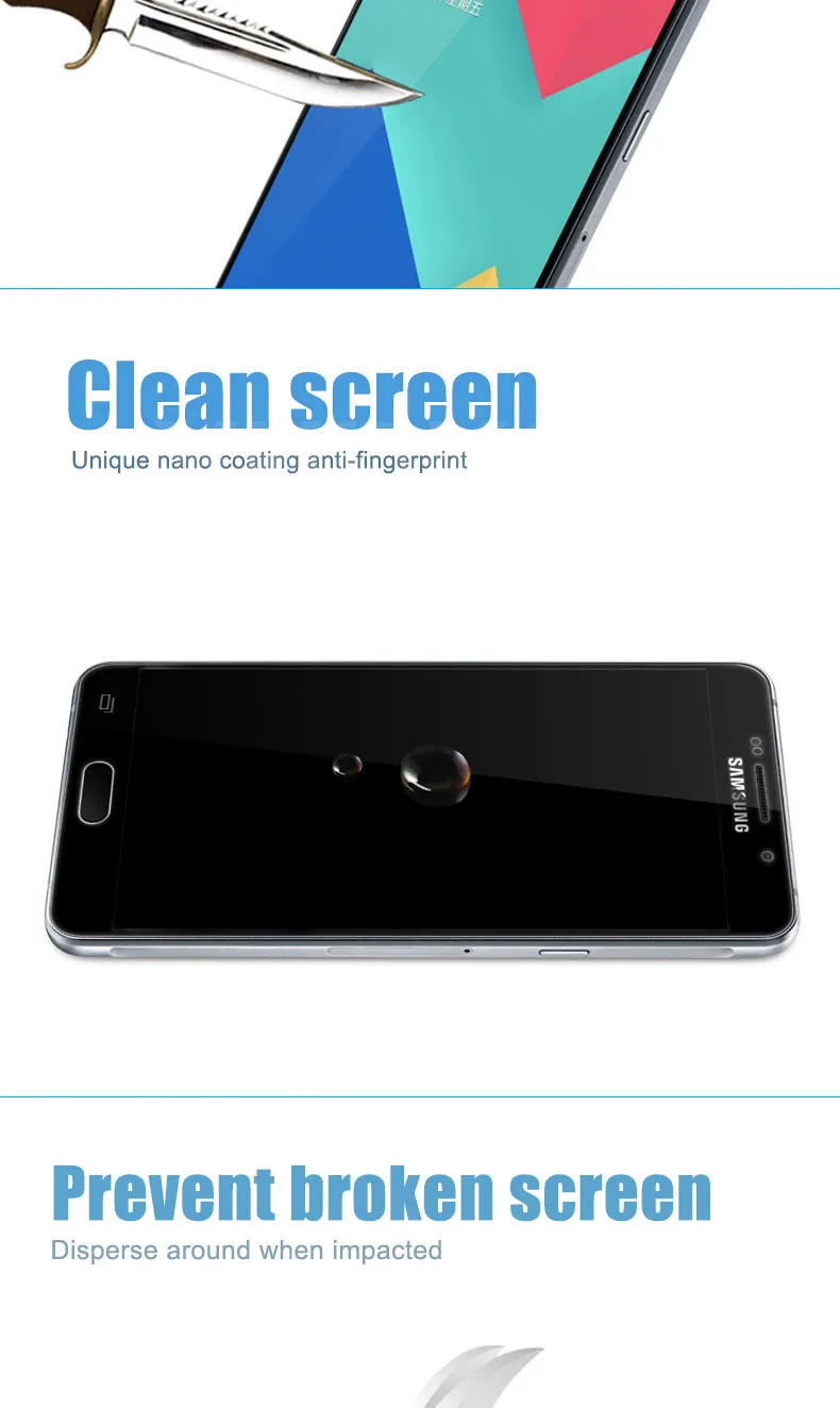 9D Защитное стекло для samsung Galaxy A3 A5 A7 samsung J3 J5 J7 S7 закаленное защитное стекло ...