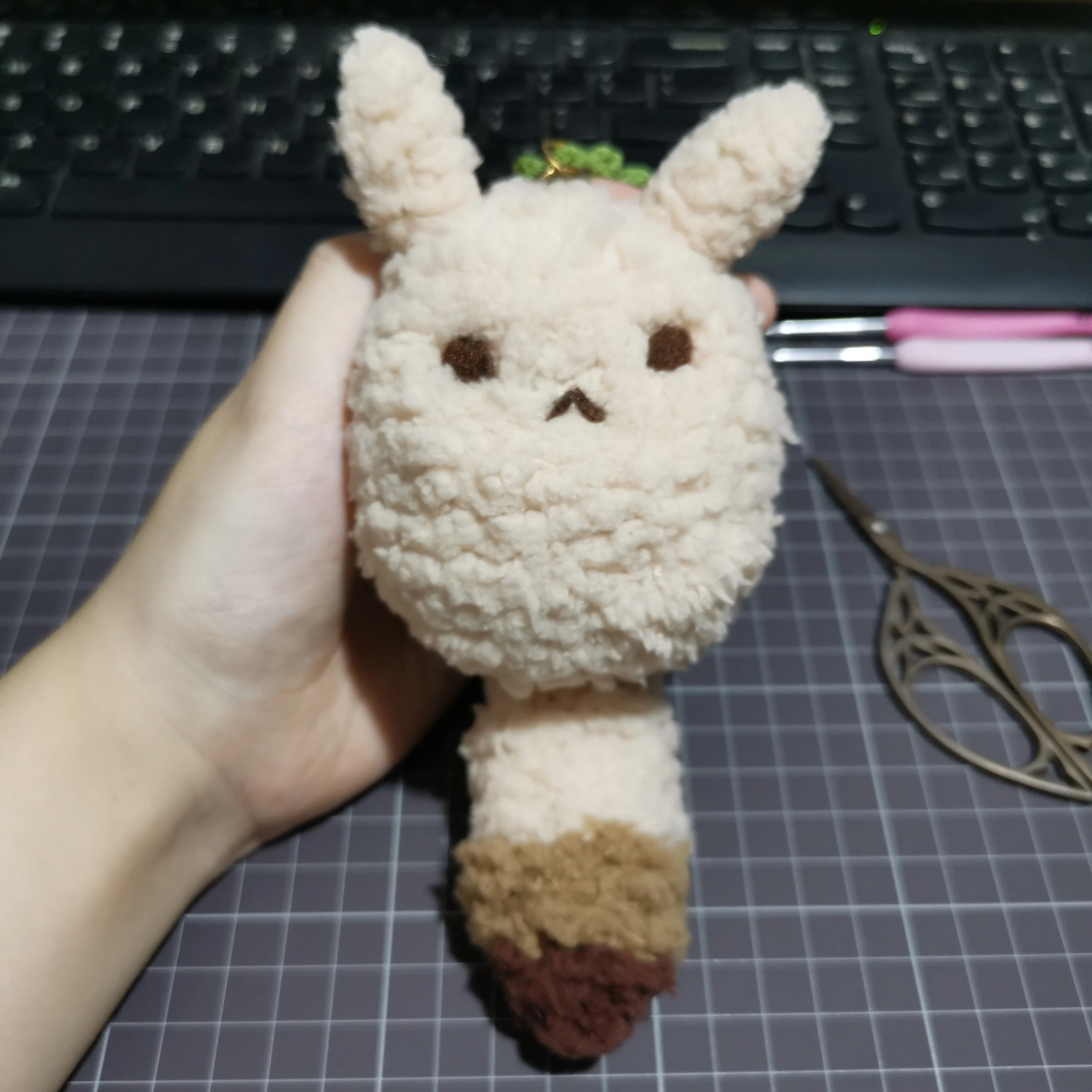 Toys Genshin Impact Handmade Amigurumi Crochet Klee Dodoco Keychain ...