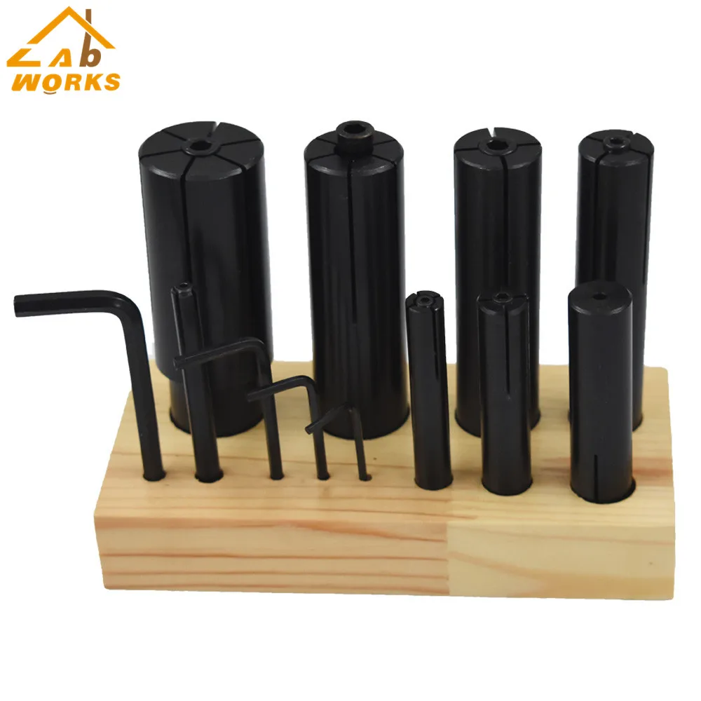 8-PCS-Expanding-Arbors-Set-Mandrels-1-4-To-1-1-4-Lathe-Milling-High ...