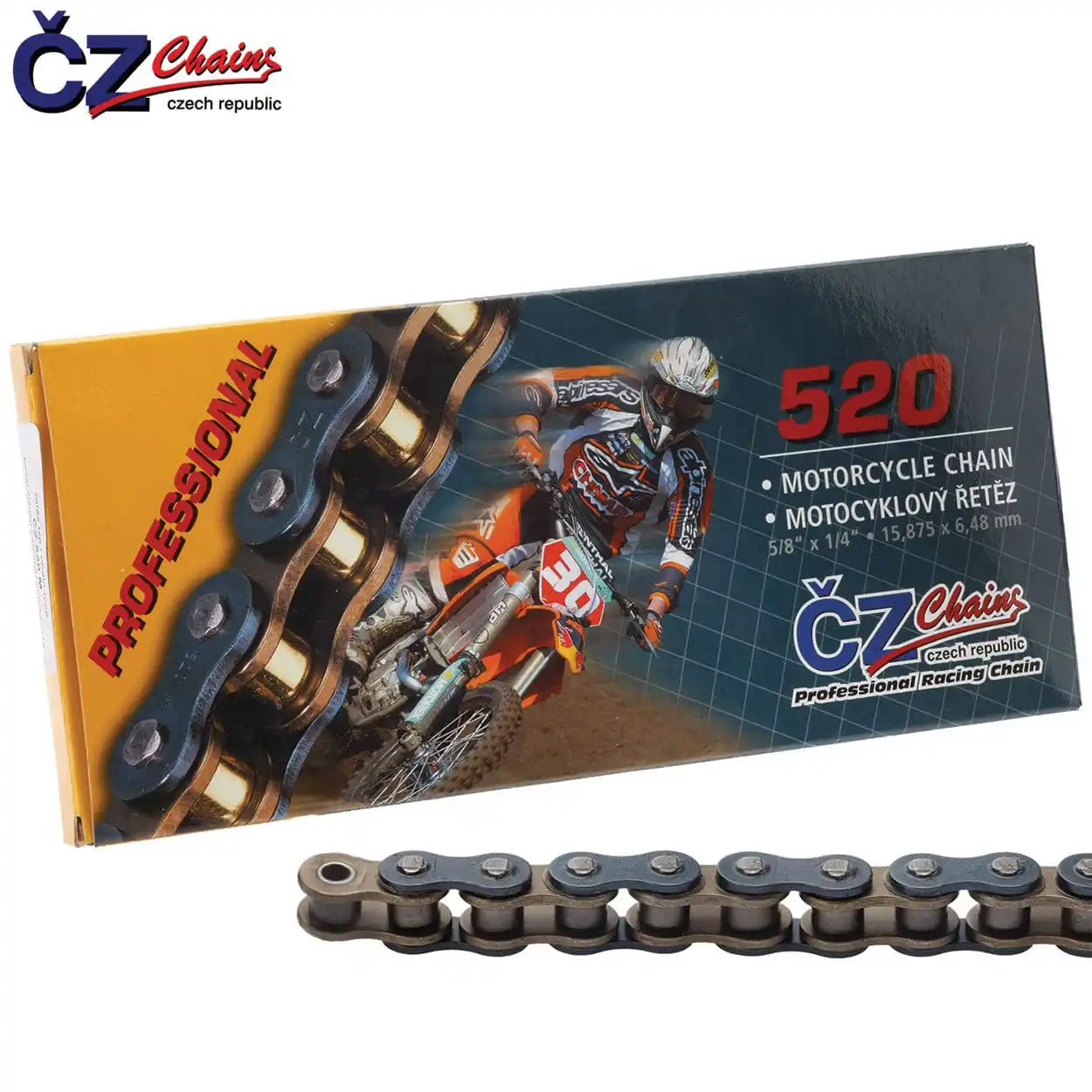 Chain CZ chains 520 m 120 Moto outfit motozapchasti motorcycle ...