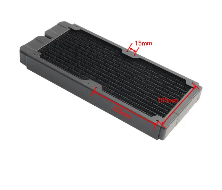 FREEZEMOD computer water cooling Copper radiator 14 flat tube single ...