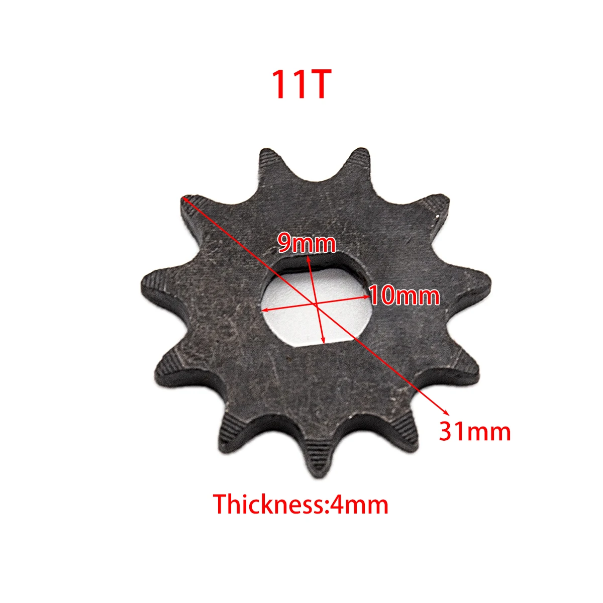 Electric Scooter T8F 11T Sprocket For Chain Motor Pinion Gear MY1020 ...