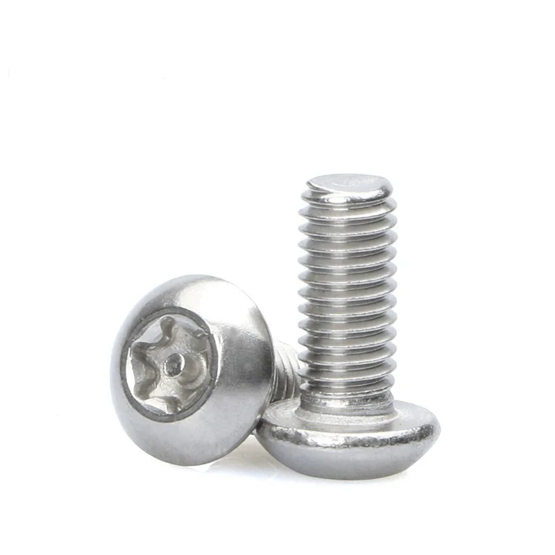 5pcs-M8-stainless-steel-Torx-round-head-screws-T-TX-pan-headed-screw ...