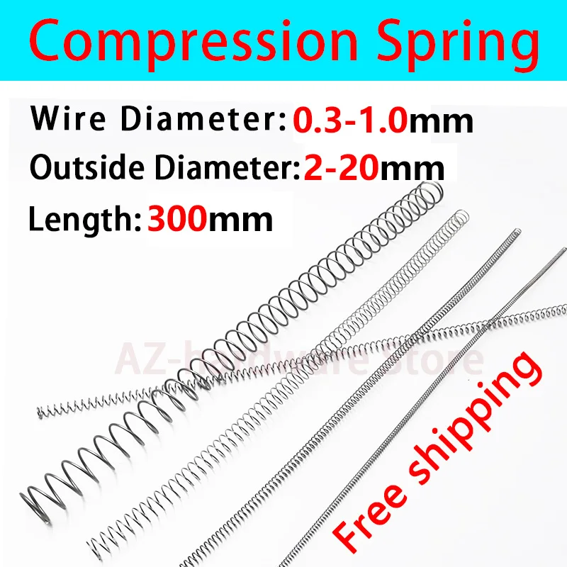 Compressed Spring Pressure Spring Wire Diameter0.3-1.0mm,Outer Diameter ...