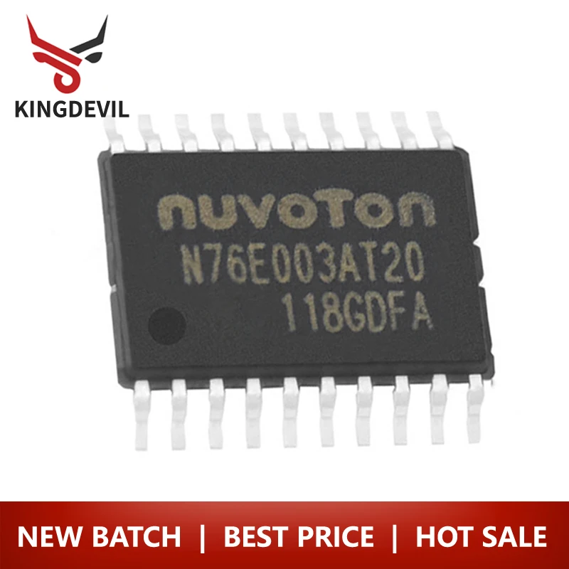 1pcs/lot STM8S103F3P6TR STM8S003F3P6TR STM8S103 STM8S003 N76E003AT20 MS51FB9AE N76E003 TSSOP-20 ...