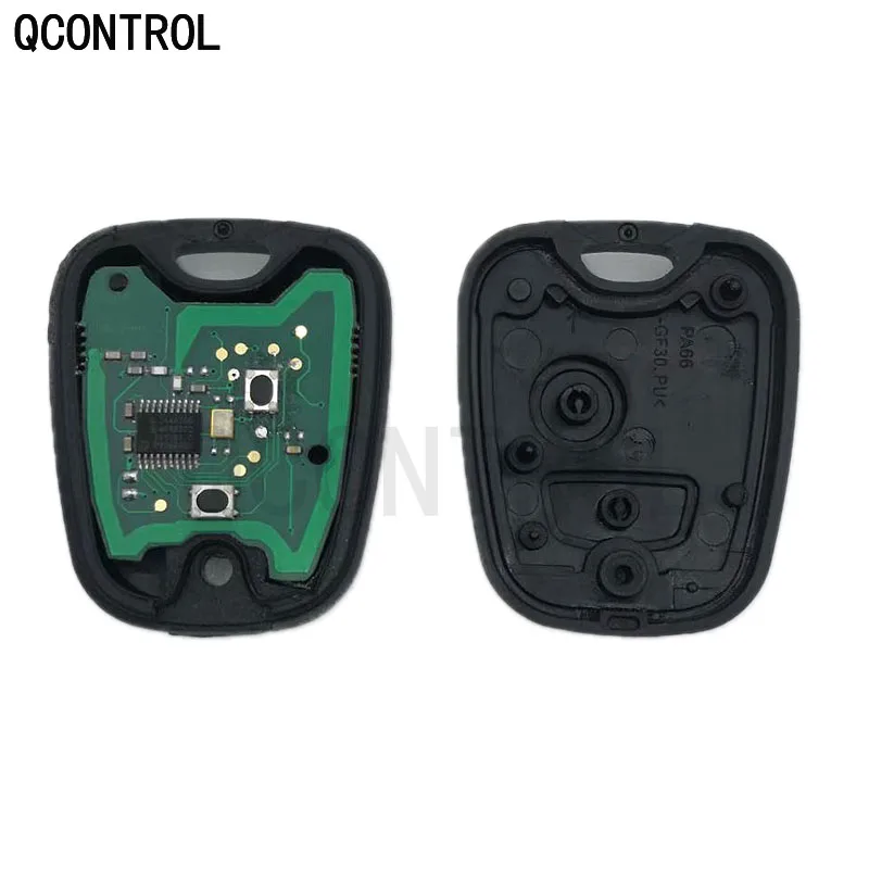 QCONTROL 2 кнопки 433 МГц Автомобильный ключ дистанционного управления ...