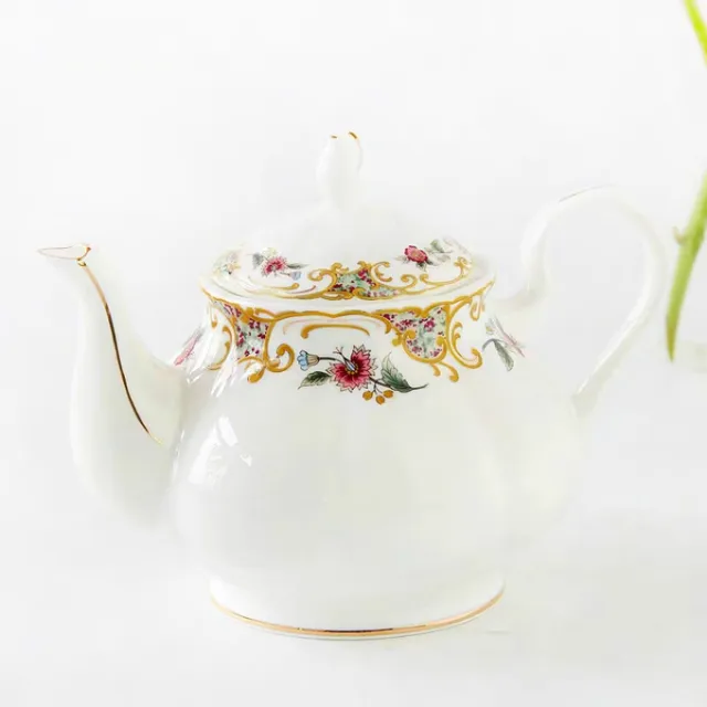 European coffee Bone China kettle Teapot English afternoon tea set ...