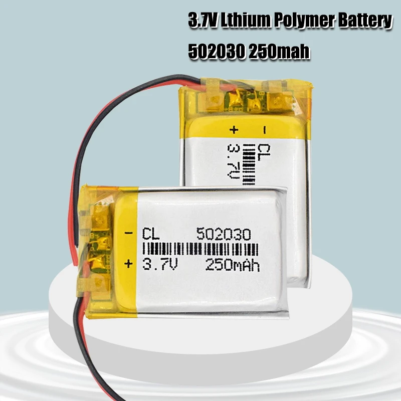 Lithium Ion Polymer 602530 Battery 3.7v 500mah - 3.7v 250mah 502030 ...