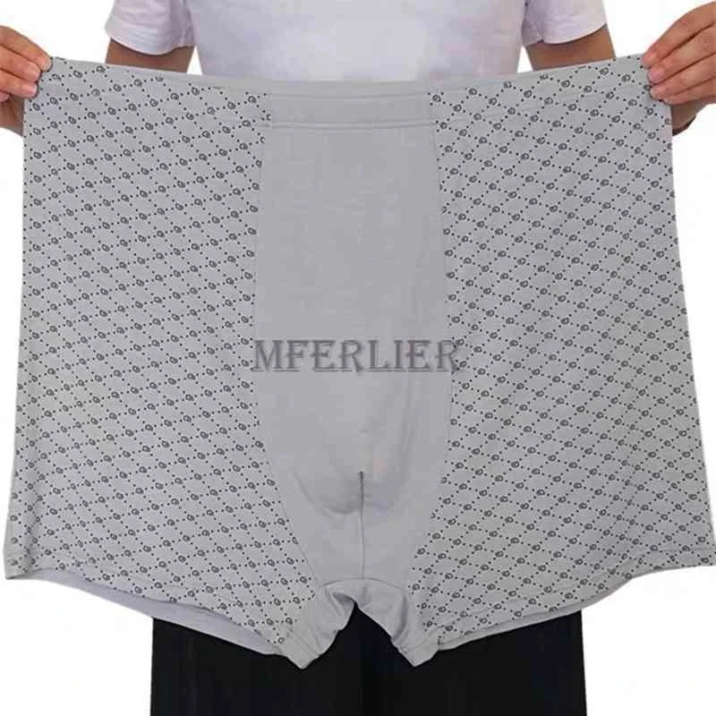 Plus size men's boxer underwear fat guy underwear loose under pants men ...
