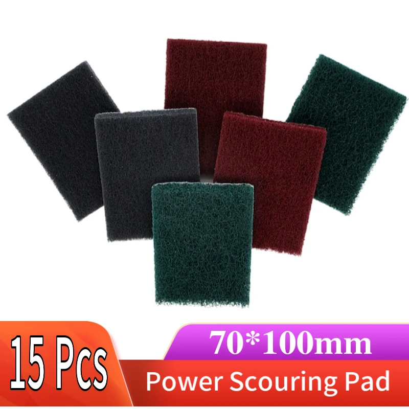 70x100MM Multi purpose Industrial Scouring Pad Hook and Loop, 240 to ...
