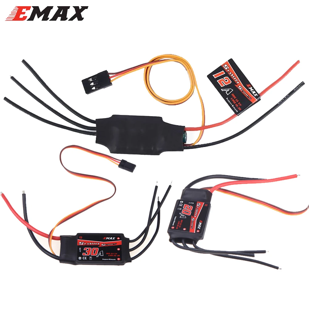 Emax Simonk Series 12A 20A 30A 2-3S ESC Speed Controller Built-In BEC ...