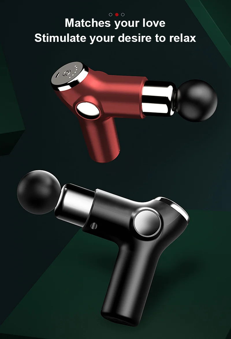 Appareil abdo,Mini pistolet de Massage électrique à Percussion profonde ...