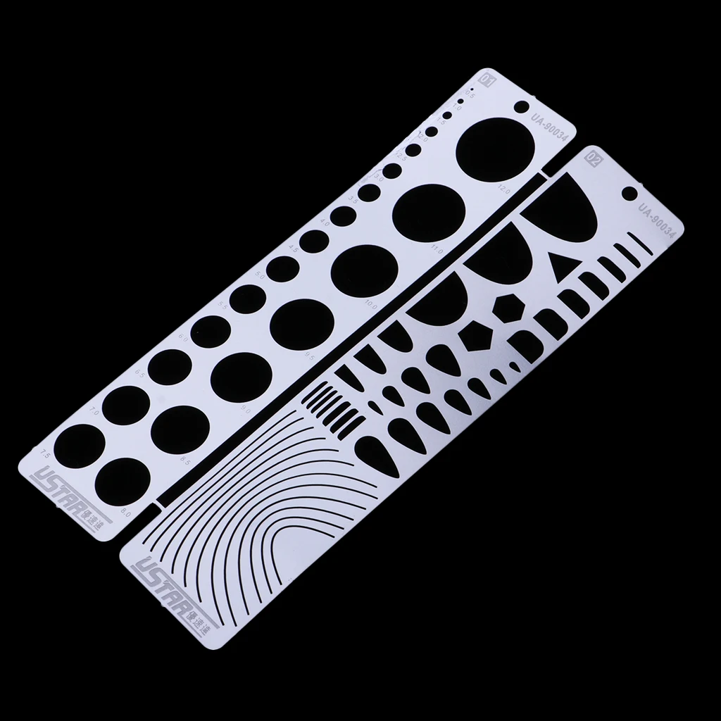 Metal Etched Tool Scribing Panel Rivet Model Template Engrave Forming ...