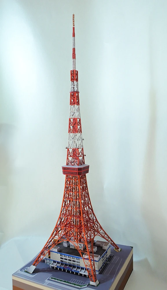 Tokyo Tower Diy Handcraft Paper Model Kit Handmade Toy Puzzles ...